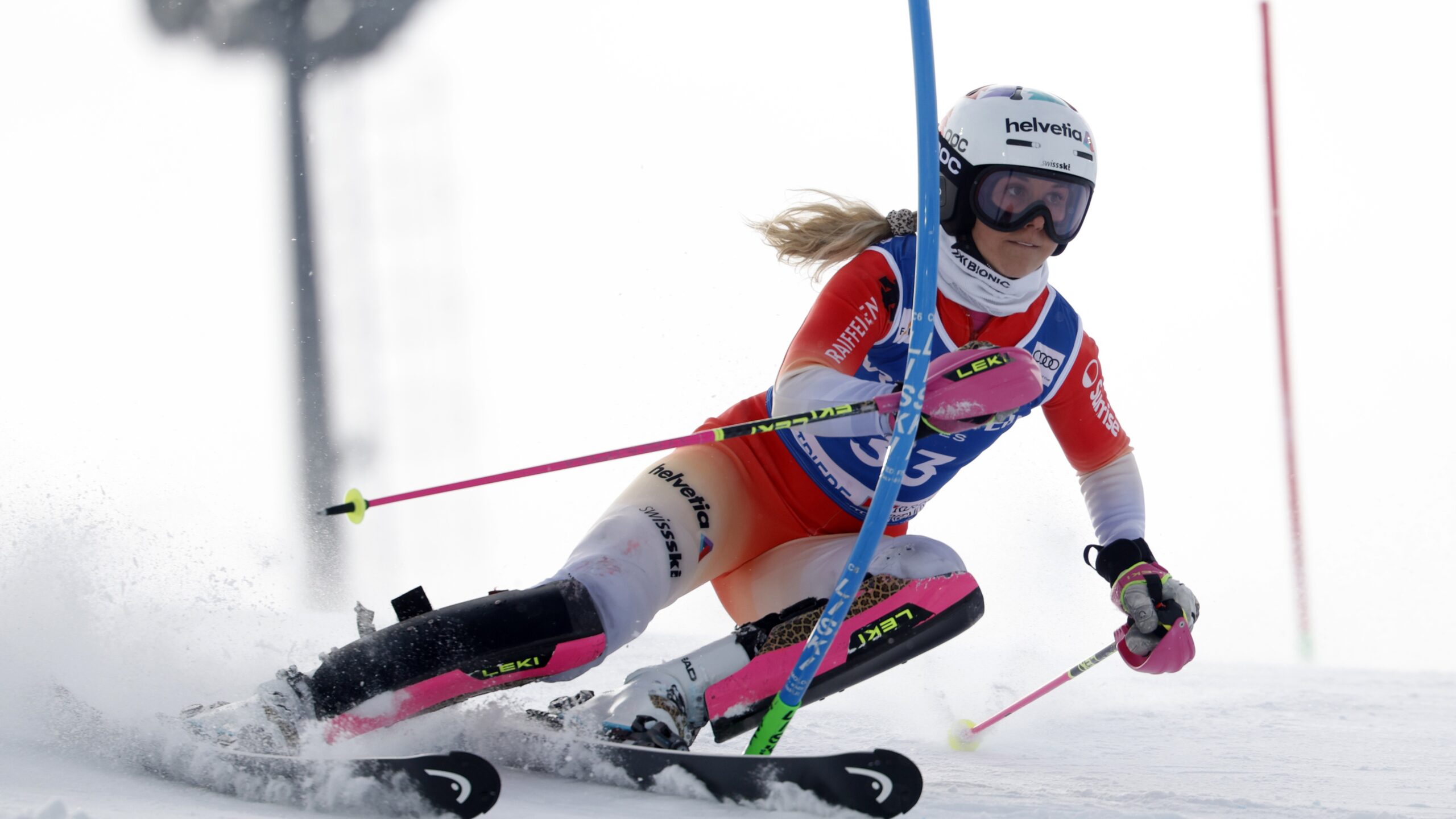Le podium pour Aline Danioth en Coupe d'Europe